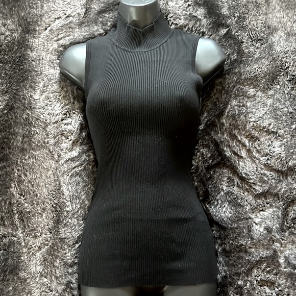 Pink Republic | Tops | Extra Long Turtle Neck Sleeveless Top | Poshmark